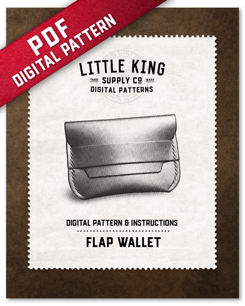 Flap Wallet - Digital Pattern (PDF) – Little King Supply Co.